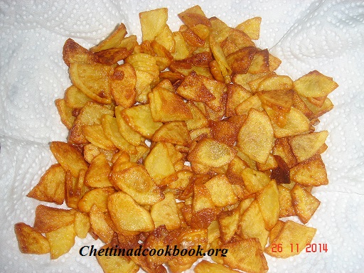 Potato Triangle chips – Chettinad Cookbook – Learn and Serve
