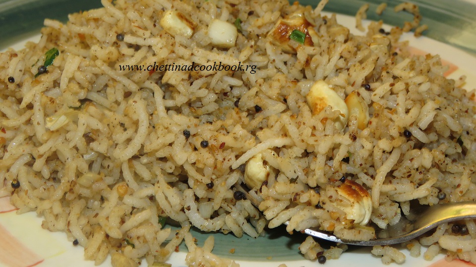 Black Pepper Rice – Chettinad Cookbook – Learn and Serve